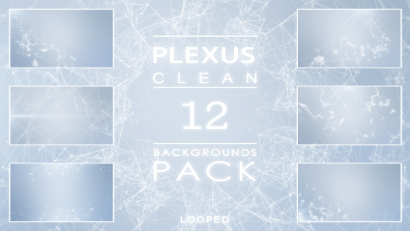 Clean Plexus Network Backgrounds Pack, Motion Graphics | VideoHive